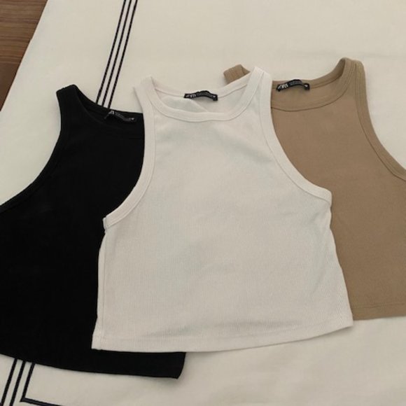 Zara | Tops | Zara Ribbed Tank Tops | Poshmark